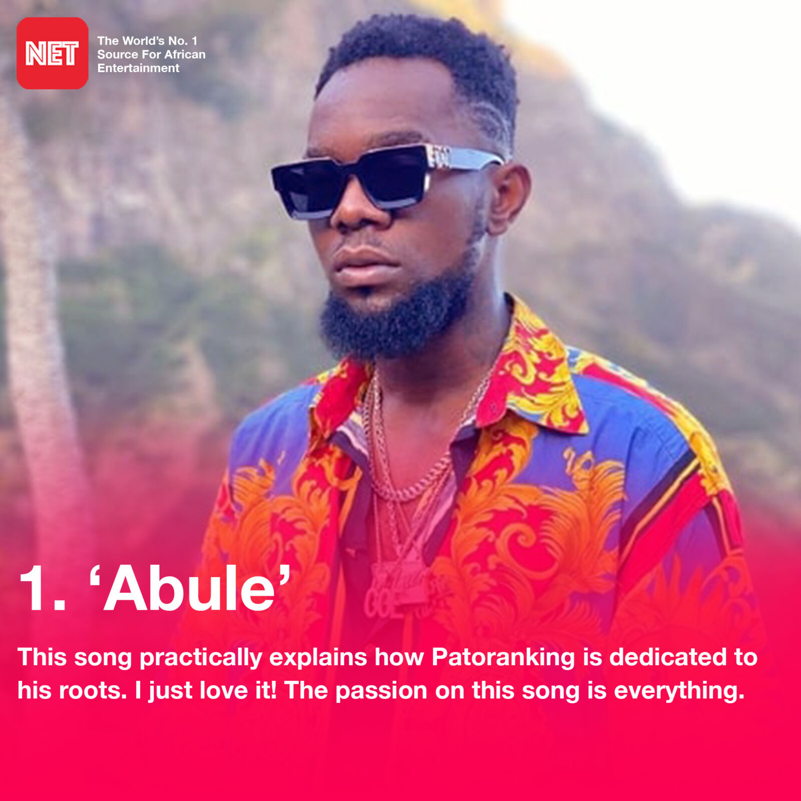 Top 5 songs from Patoranking's Three album